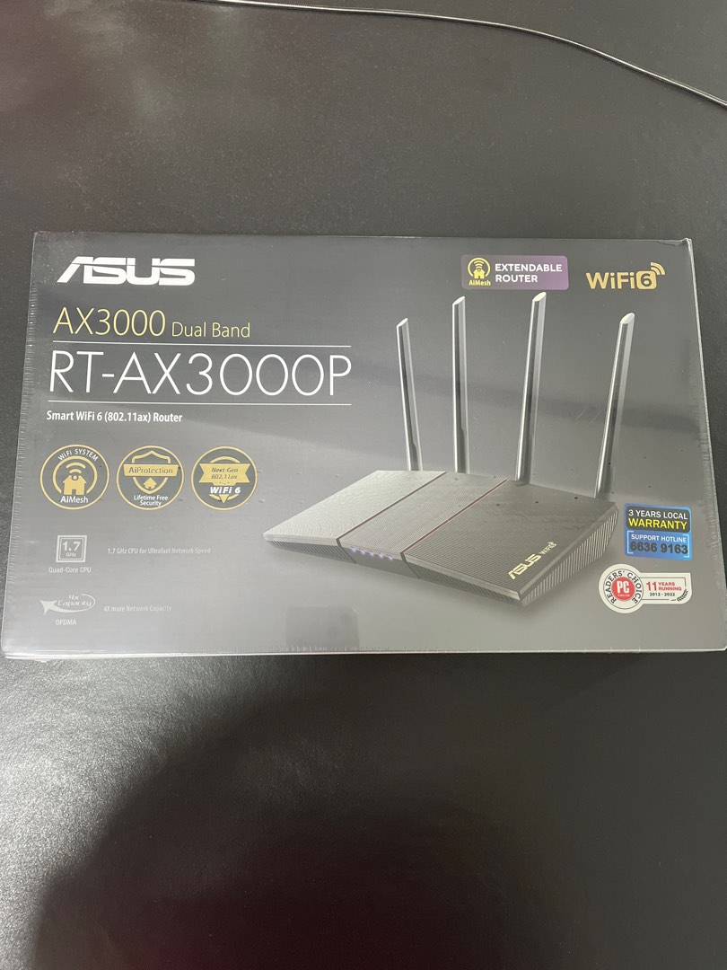 Asus AX3000 RT-AX3000P Smart WiFi Router, Computers & Tech, Parts ...