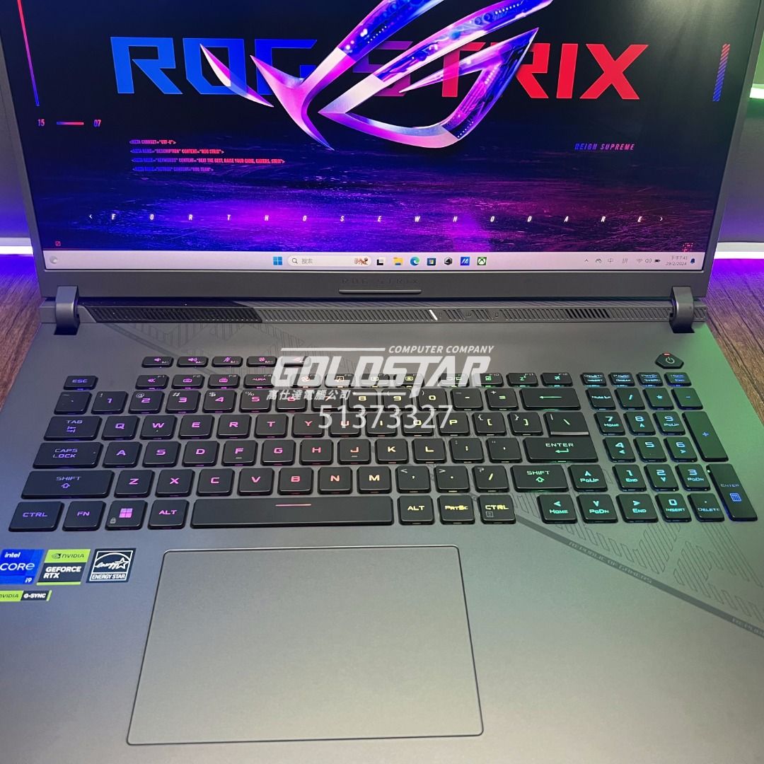 ASUS ROG Strix G18 (2024) 18吋2K 240Hz / /原廠保27年2月/Notebook/暢玩3A大作 ...