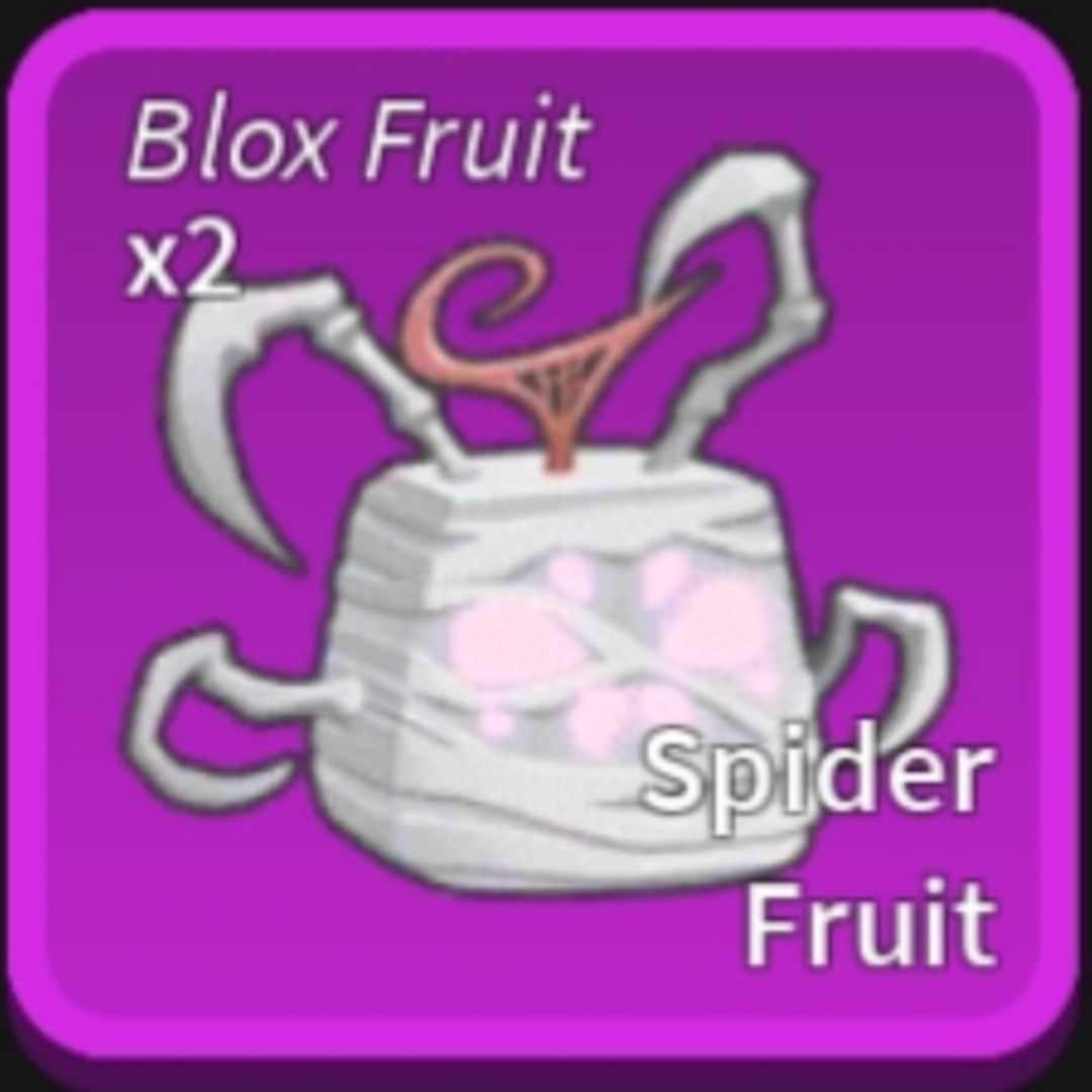 Blox Fruits Spider Fruit, Video Gaming, Video Games, Others on Carousell