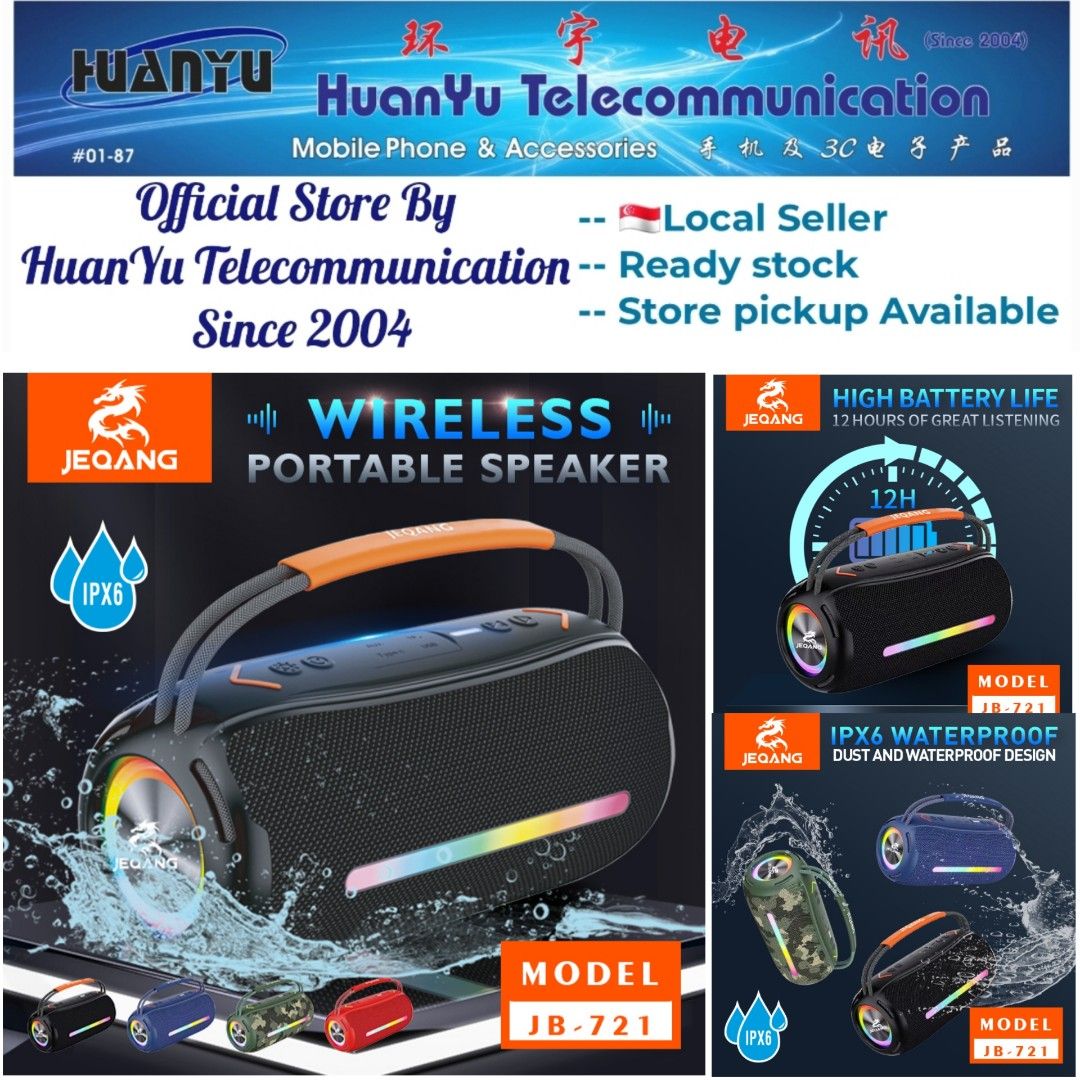 Bluetooth Speaker Waterproof speaker, Audio, Soundbars, Speakers ...