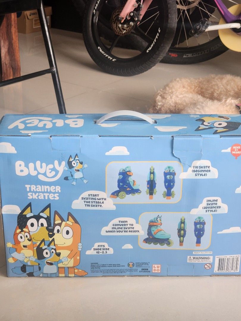 Bluey Roller skates original, Hobbies & Toys, Toys & Games on Carousell