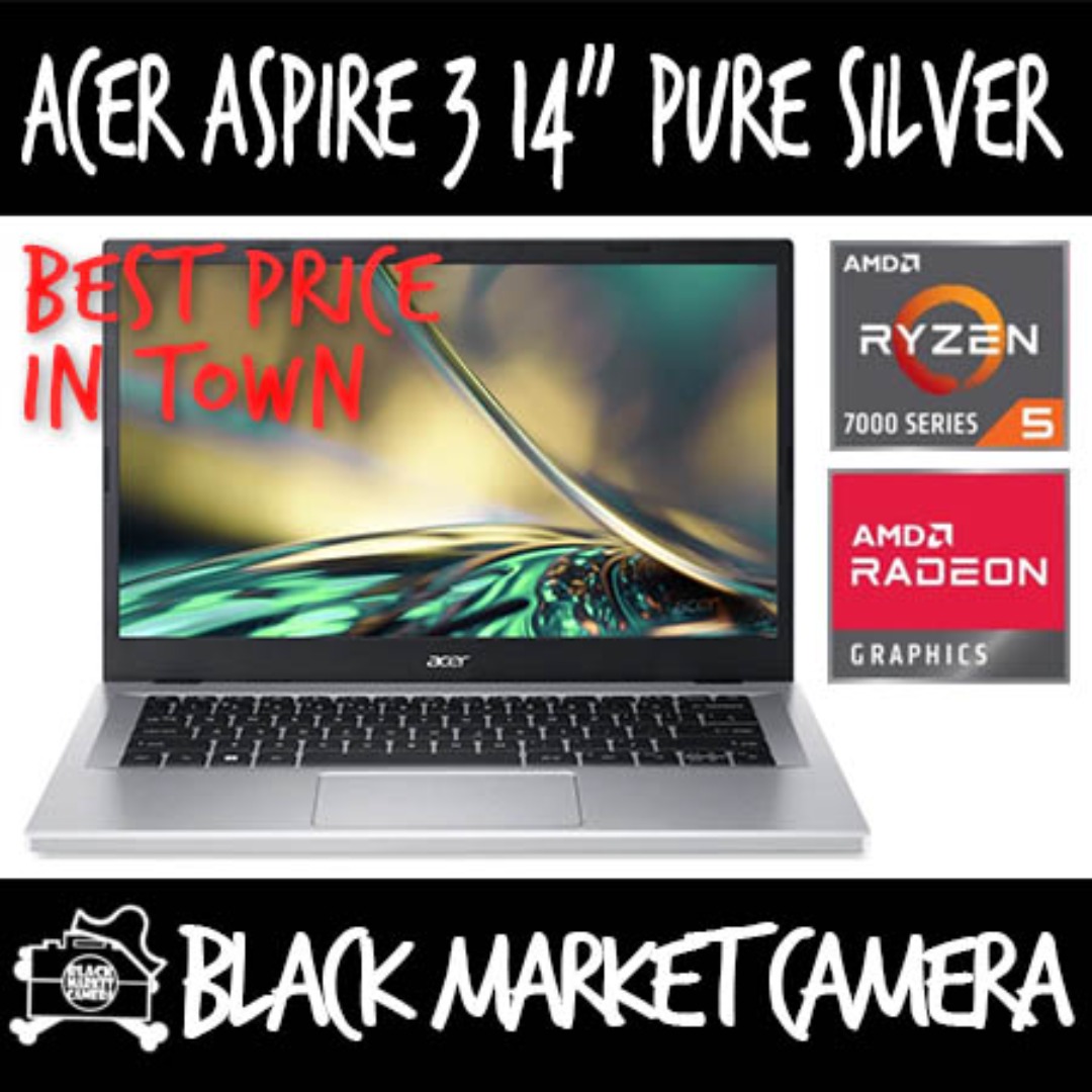 [BMC] Acer Aspire 3 Pure Silver A314-23M-R0B8 (Ryzen 5 7520U/8GB DDR5 Dual Channel/512GB SSD/14 ...
