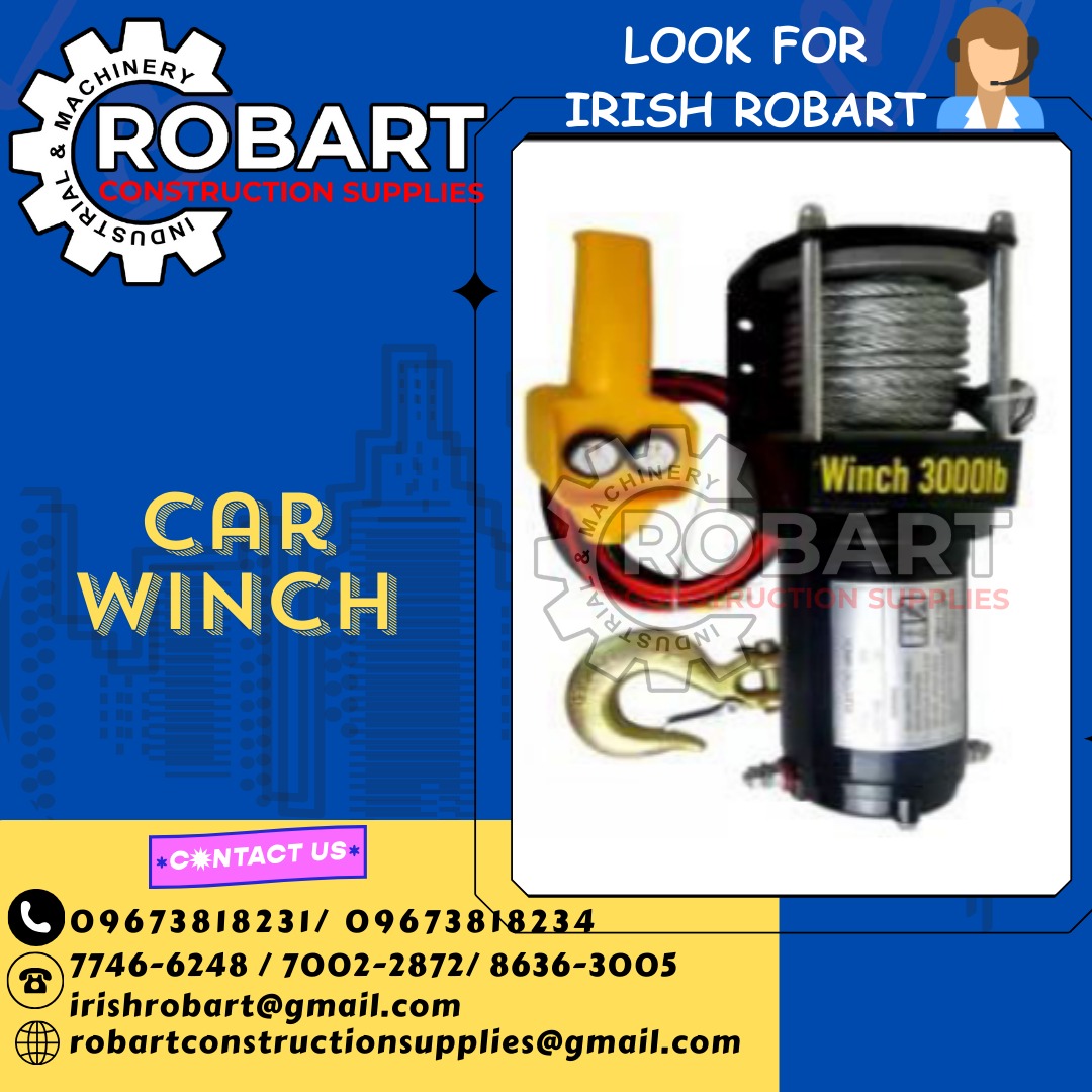 Car Winch, Commercial & Industrial, Construction Tools & Equipment on ...