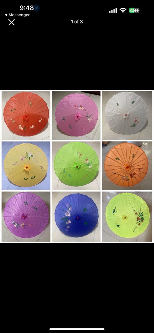 Chinese / Japanese Umbrella Parasol 32 inches diameter Standard Size ...