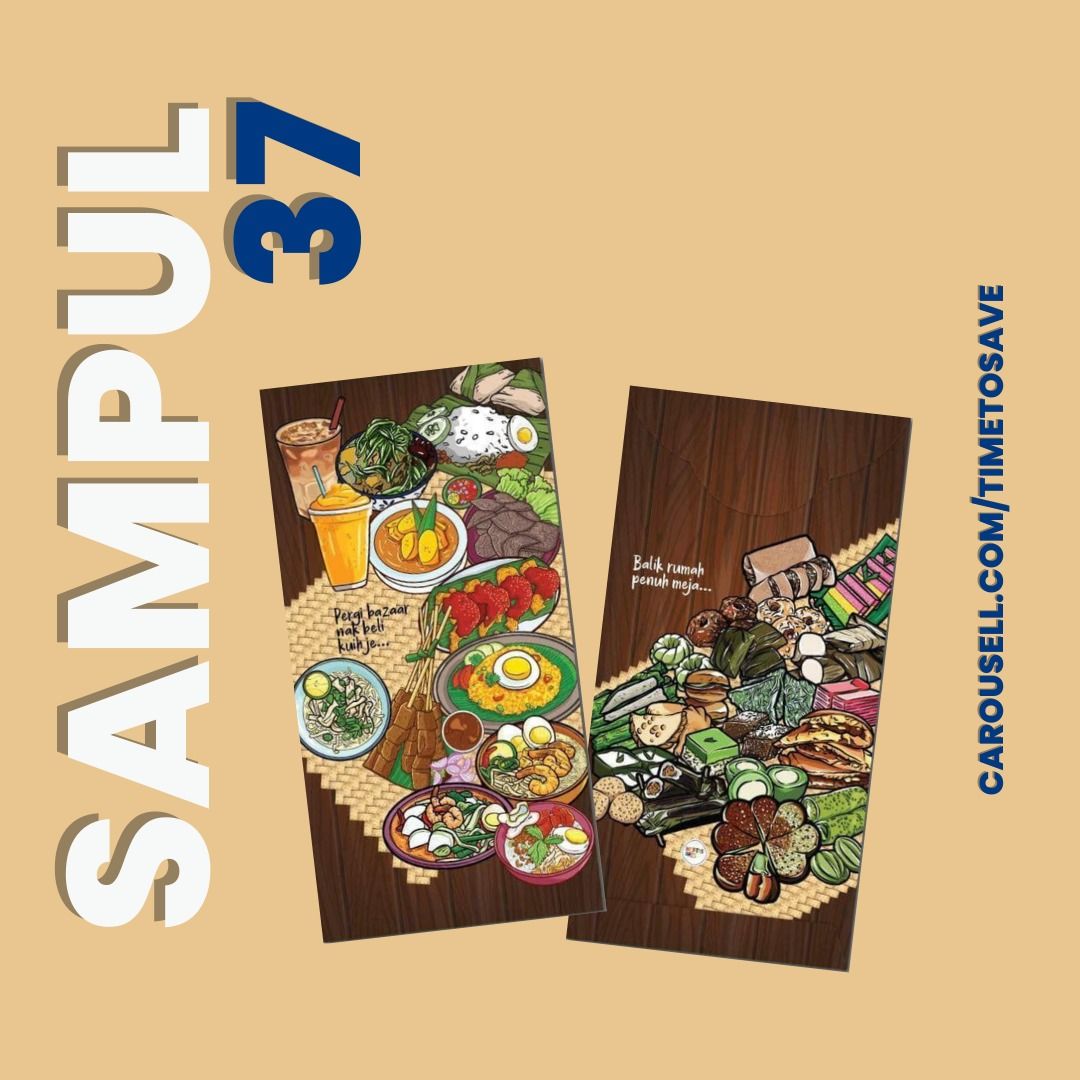 Eid Money Envelope / Sampul Duit Raya ( Edisi Kampung), Hobbies & Toys ...