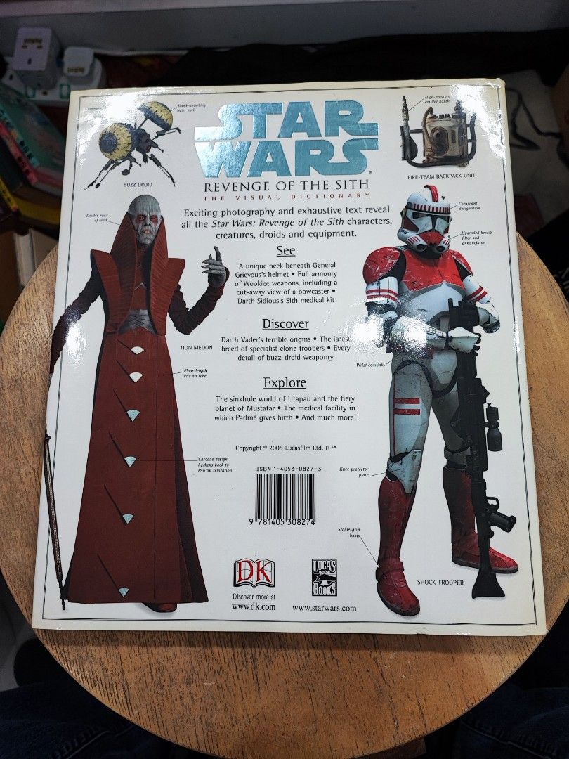 (ENG) Star Wars Revenge Of The Sith - The Visual Dictionary, Hobbies ...