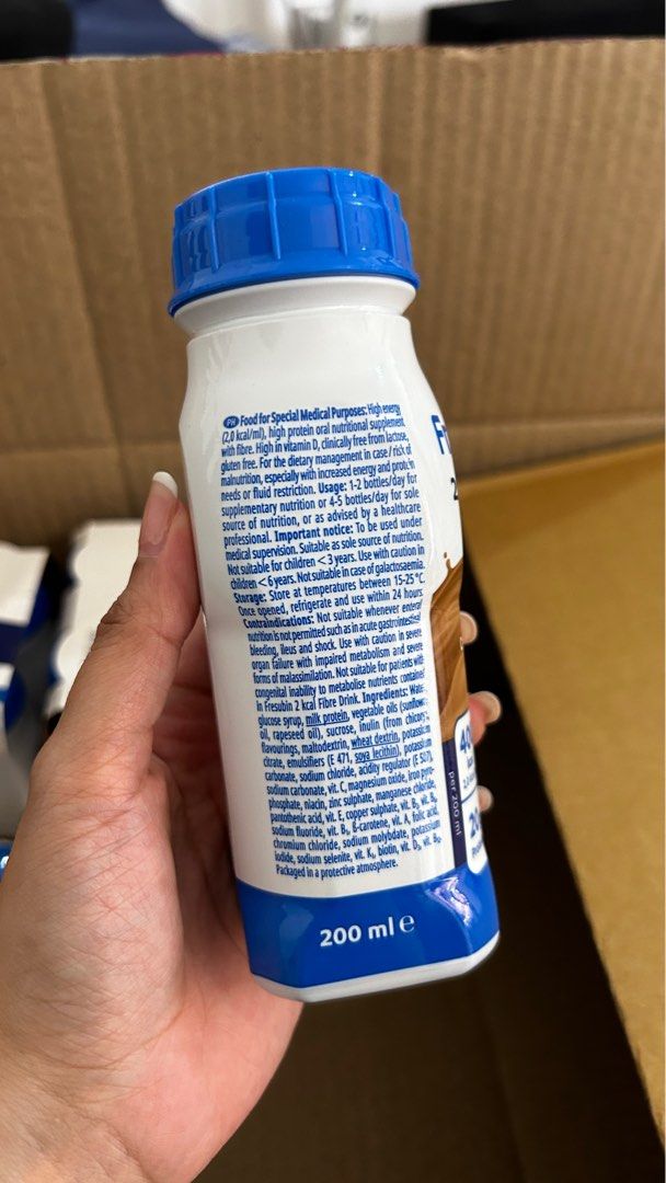 Fresubin 2kcal Fibre Drink Cappuccino Flavor, Food & Drinks, Beverages ...