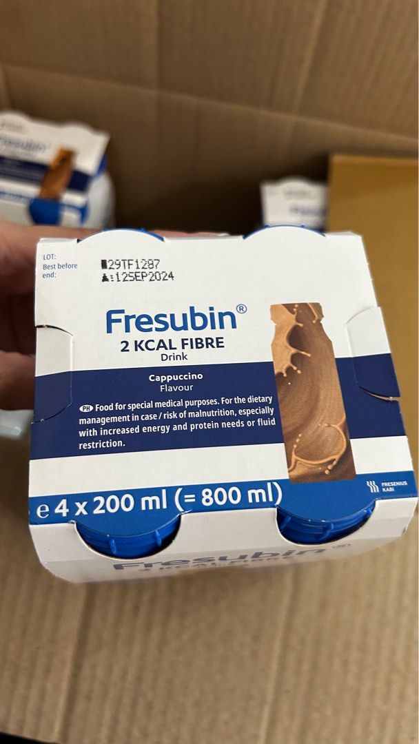 Fresubin 2kcal Fibre Drink Cappuccino Flavor, Food & Drinks, Beverages ...