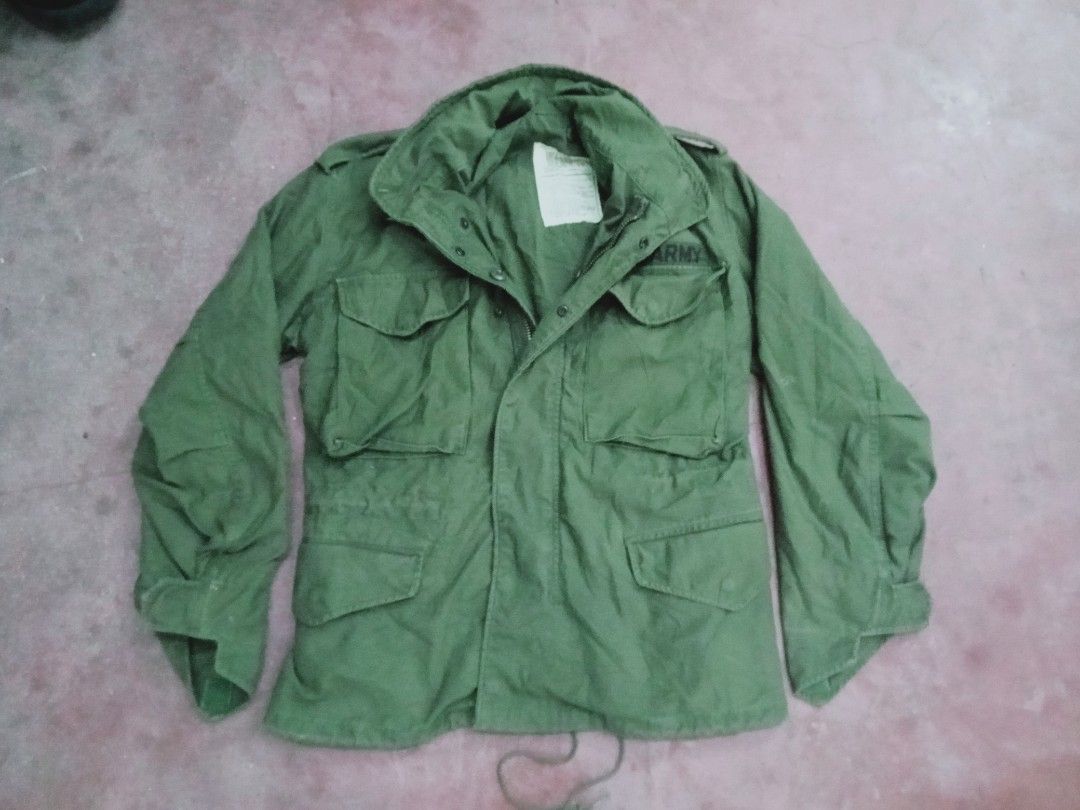 GENUINE RARE US ARMY 60s EARLY VIETNAM M65 FIELD JACKET, Men's Fashion ...