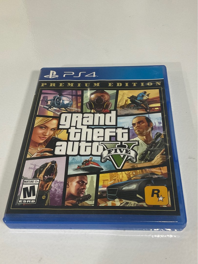 GTA V Premium Edition for PS4, Video Gaming, Video Games, PlayStation ...