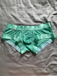 GX3 Sheer Boxer, Neon Yellow, Men's Fashion, Bottoms, New Underwear on ...