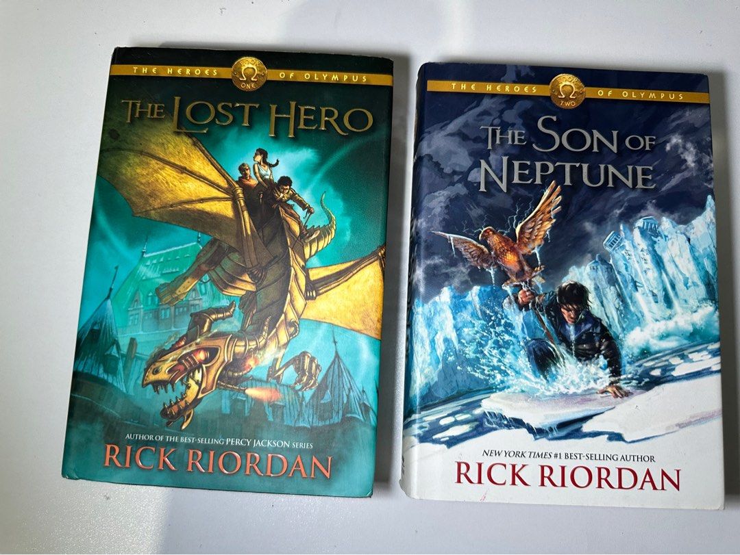 Heroes of Olympus Complete Hardcover 1-5 Rick Riordan Original Copies ...
