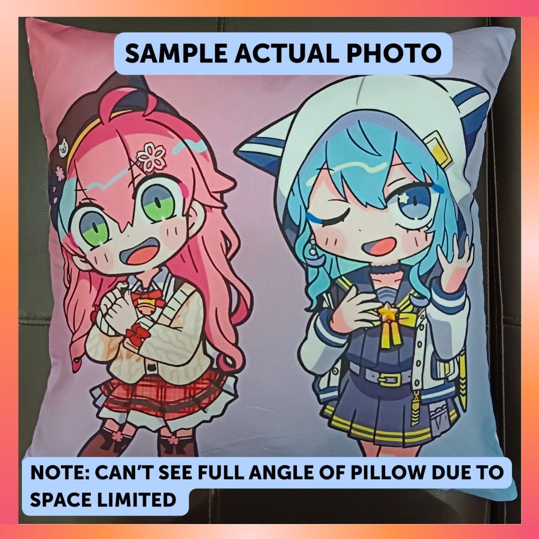 Hololive Hoshimachi Suisei Sakura Miko Pillow, Hobbies & Toys ...