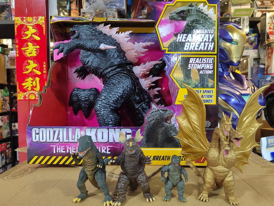 Jada Godzilla x Kong: The New Empire - Heat Ray Breath Godzilla R/C ...