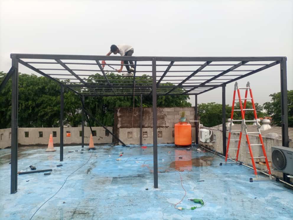 KANOPI RANGKA ATAP baja ringan, Perabotan Rumah di Carousell