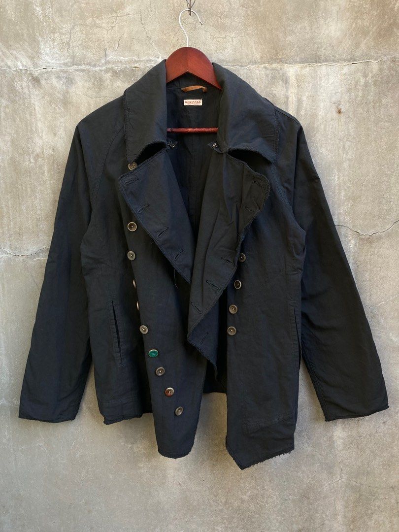 Kapital Raw Edged Multi Button Blazer Type Jacket, Luxury, Apparel on ...