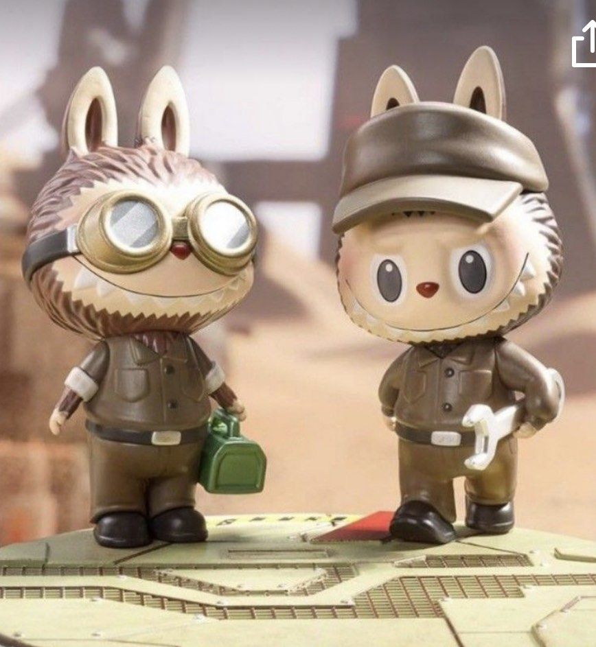 Labubu 橫山宏 機甲 隱藏盲盒 popmart how2work figure , 興趣及遊戲, 玩具 & 遊戲類 - Carousell