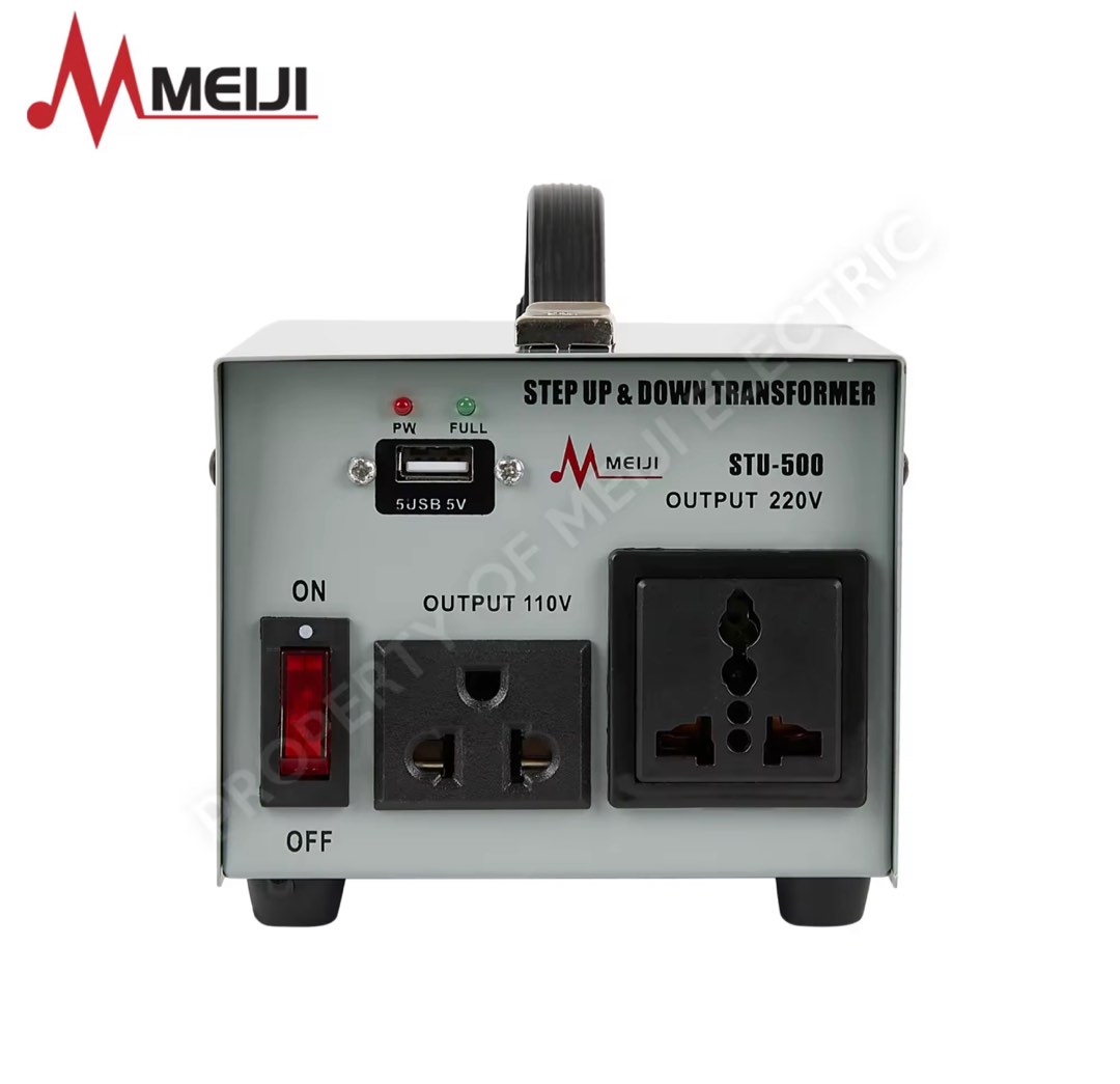 Meiji Electric Step Up-Down Transformer 500 Watts, Furniture & Home Living, Home Improvement ...