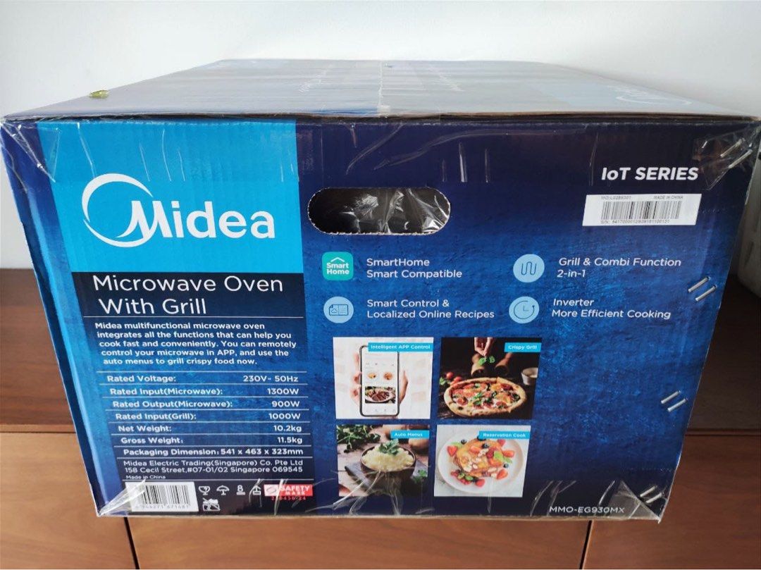 Midea 30L Grill Microwave Oven, TV & Home Appliances, Kitchen ...