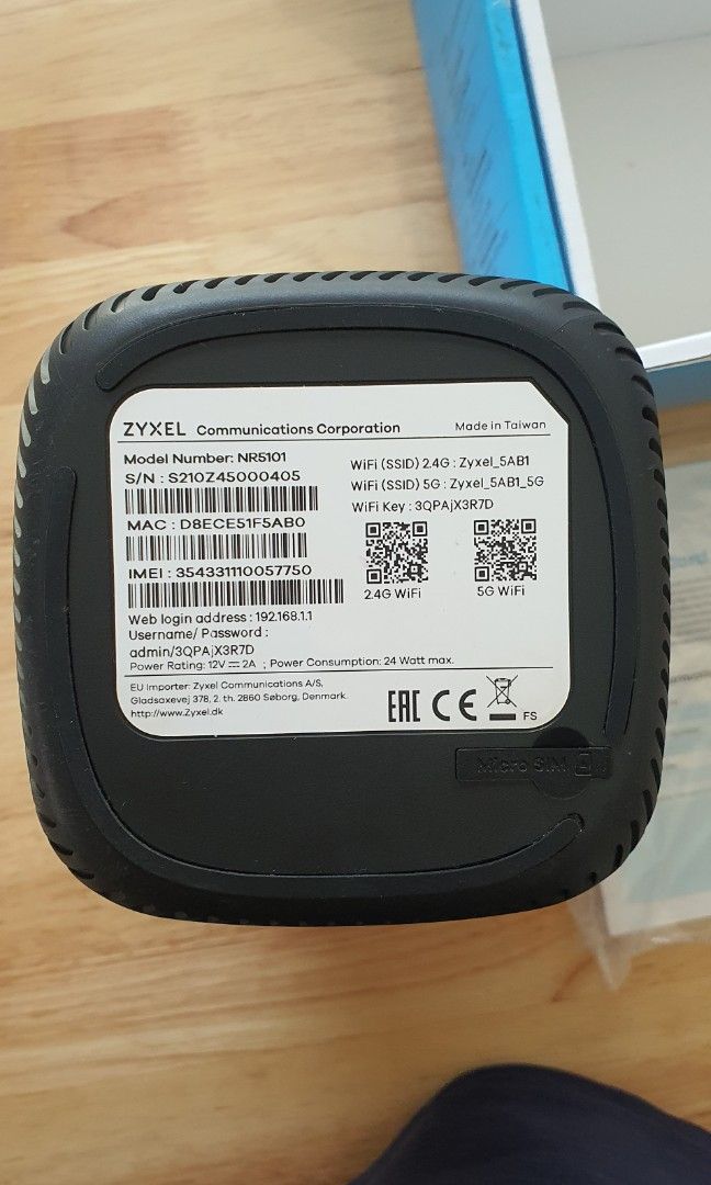 Modem 5G Zyxel 5Gbps Under warranty, Computers & Tech, Parts ...