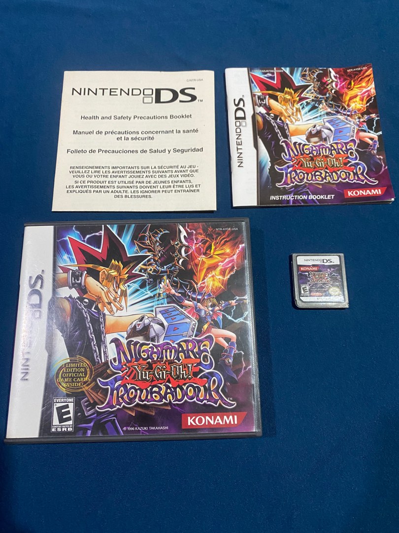 Nintendo DS Yugioh (Nightmare Troubadour) complete with case, booklet ...