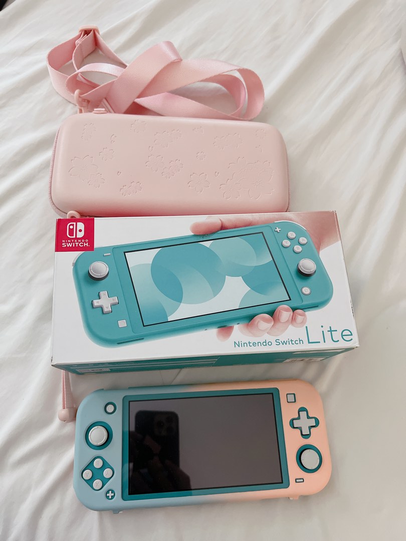 Nintendo Switch Lite Teal good as new!, Video Gaming, Video Game ...