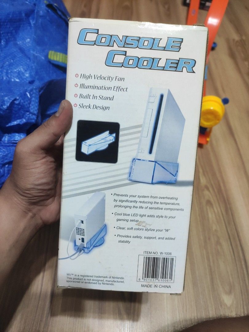Nintendo wii console cooler, Video Gaming, Video Game Consoles ...