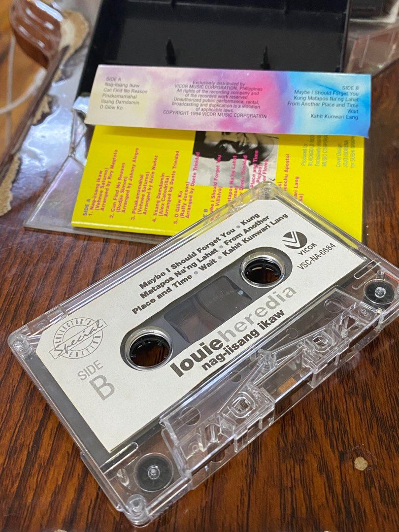 OPM Philippines Cassette Tape Original Pinoy Music - louie heredia ...