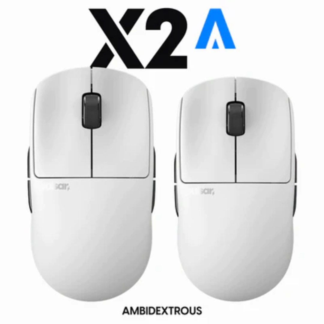 PULSAR X2A ULTRALIGHT WIRELESS AMBIDEXTROUS GAMING MOUSE (WHITE ...