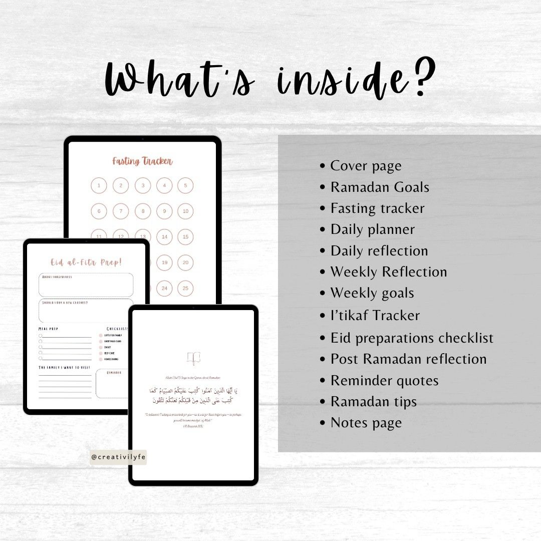 Ramadhan Planner Digital 2024, Serba Serbi, Barang Religius di Carousell