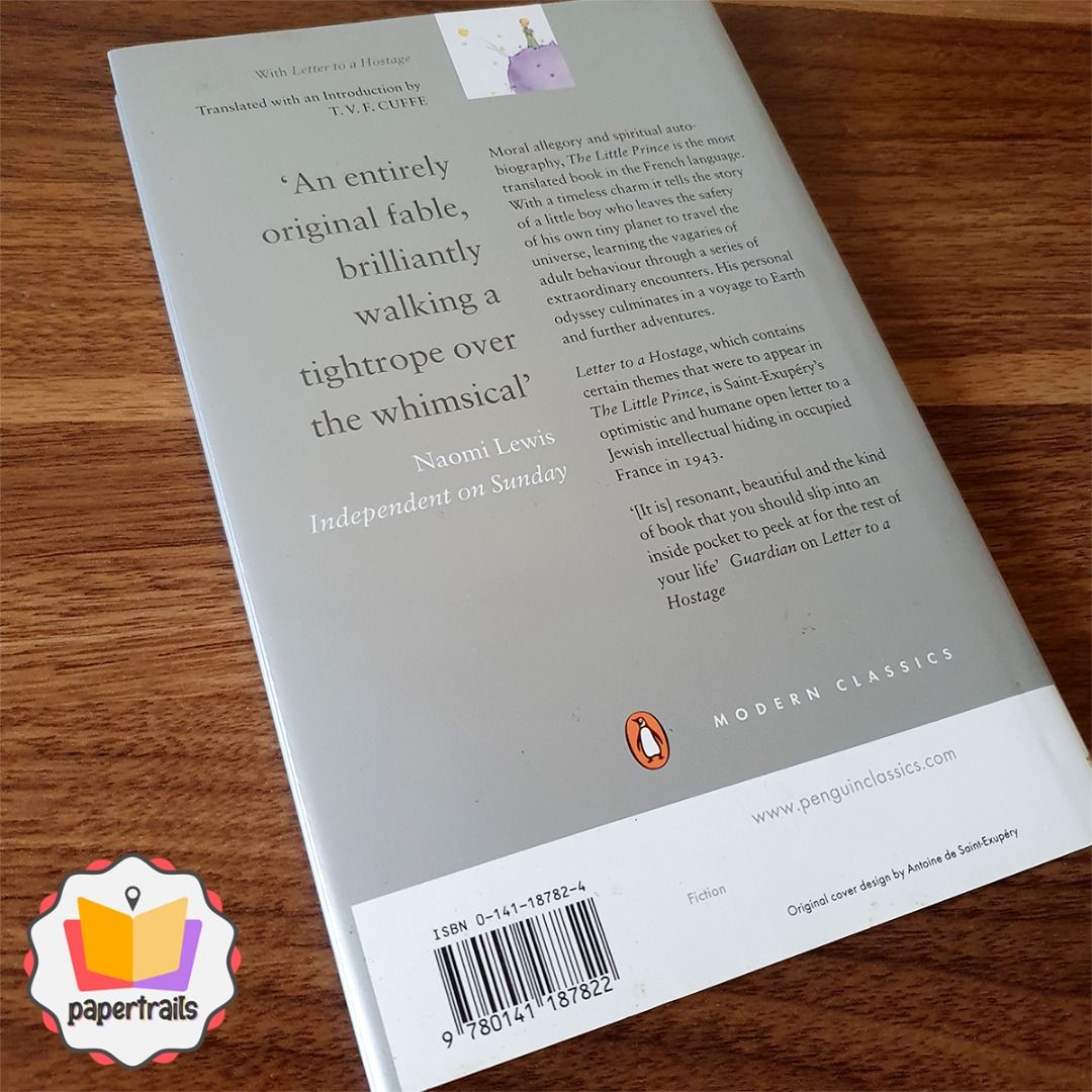 (Rare edition) The Little Prince & Letter to a Hostage (hardcover, Penguin Modern Classics ...