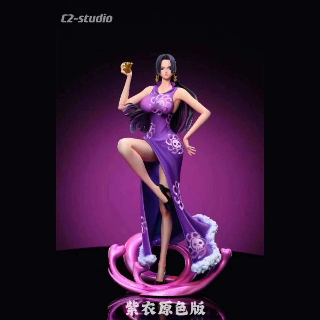 【READY STOCK GK】C2 Studio - Boa Hancock Marineford Arc Ver. (Standard Original Purple Version ...