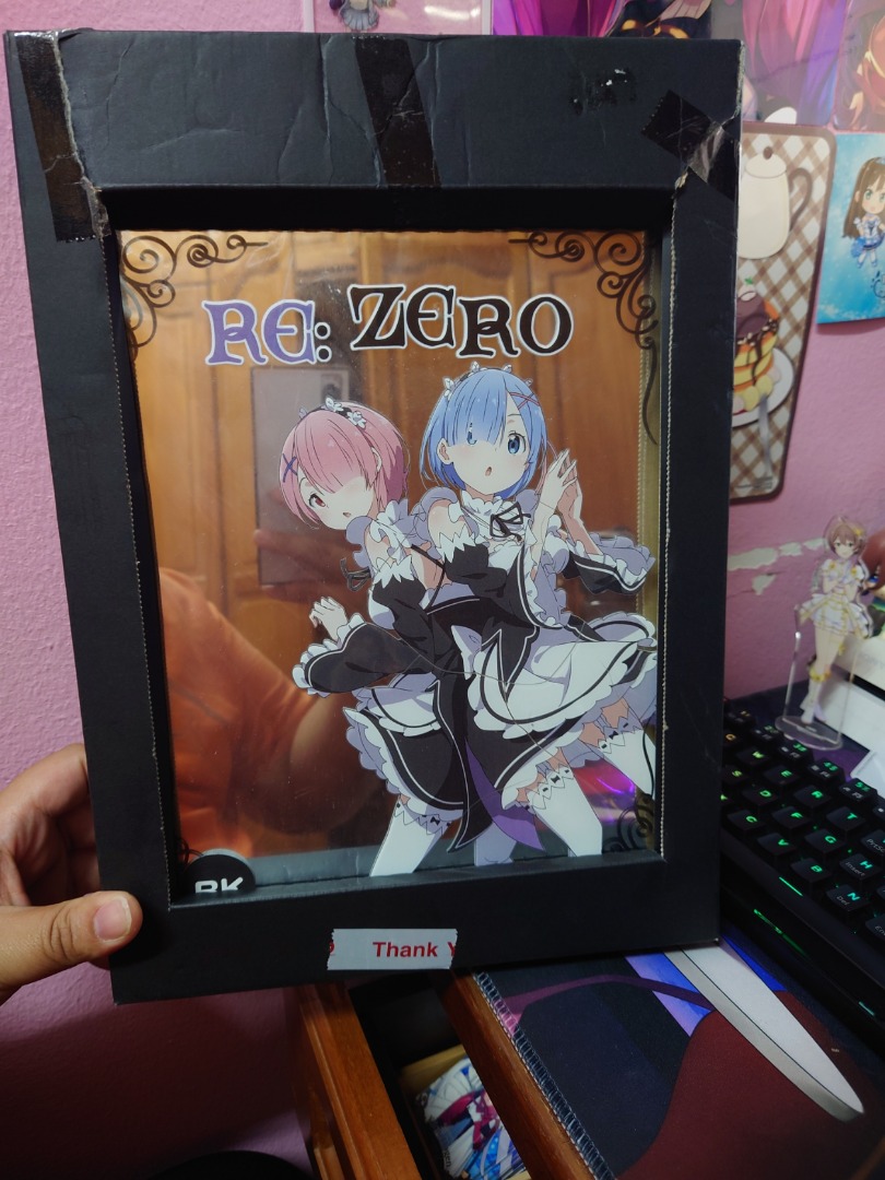 Rem and Ram Mirror Frame, Hobbies & Toys, Collectibles & Memorabilia ...