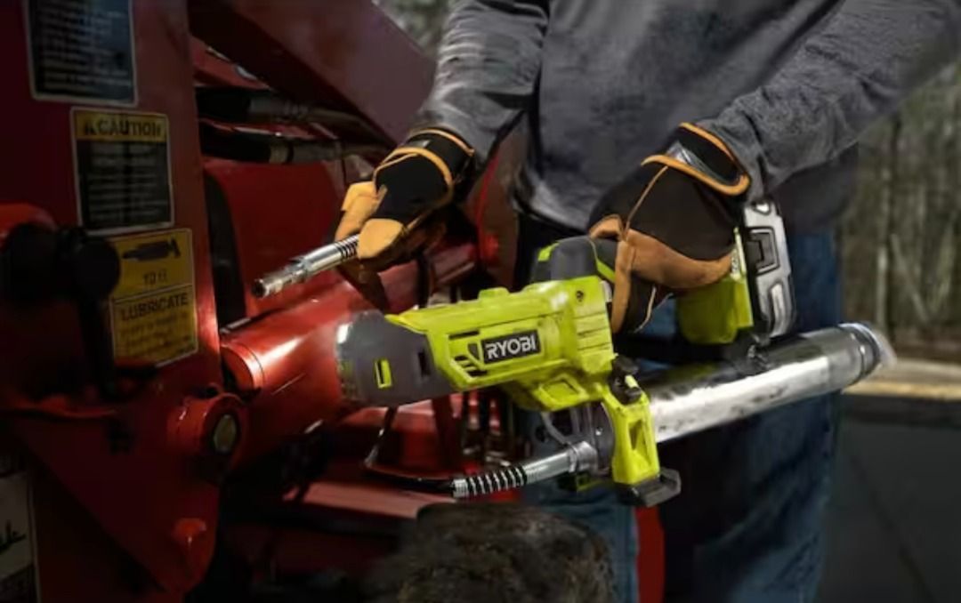 RYOBI P3410 18V Cordless Grease Gun (Tool-Only - battery and charger ...