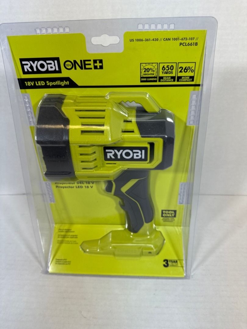 RYOBI PCL661B 18V Cordless LED Spotlight (Tool Only - No Battery ...