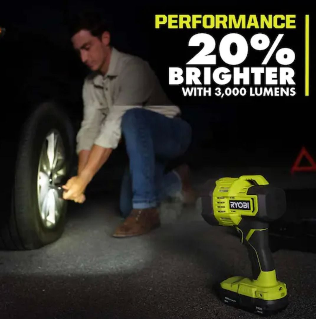 RYOBI PCL661B 18V Cordless LED Spotlight (Tool Only - No Battery ...