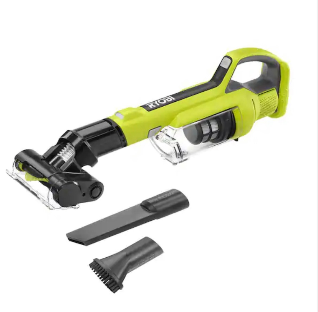 RYOBI PCL700B 18V Cordless Hand Vacuum with Powered Brush (Tool Only ...