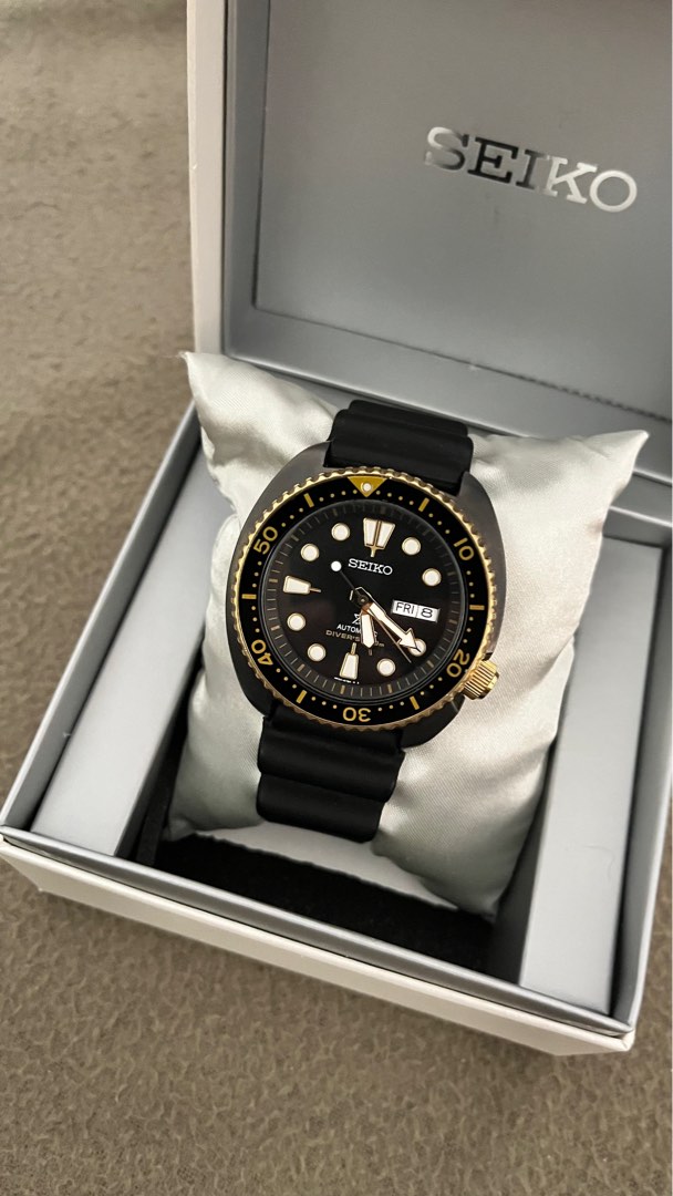 Seiko Prospex Gold Turtle Divers Watch, Men's Fashion, Watches ...