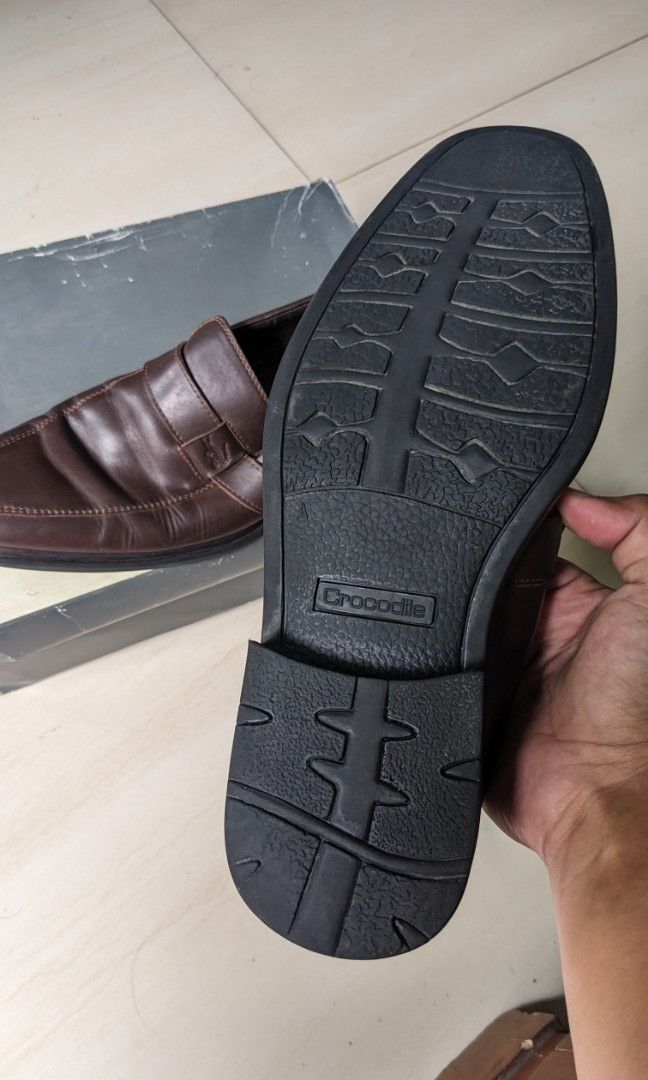 Sepatu Crocodile Pantofel Coffee, Fesyen Pria, Sepatu , Sepatu Formal ...