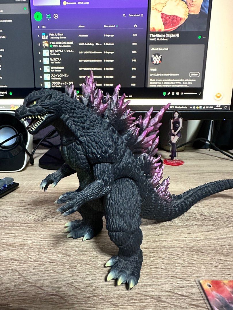 (Set of 3) Bandai Movie Monster Series Godzilla 2000 Millennium Orga ...