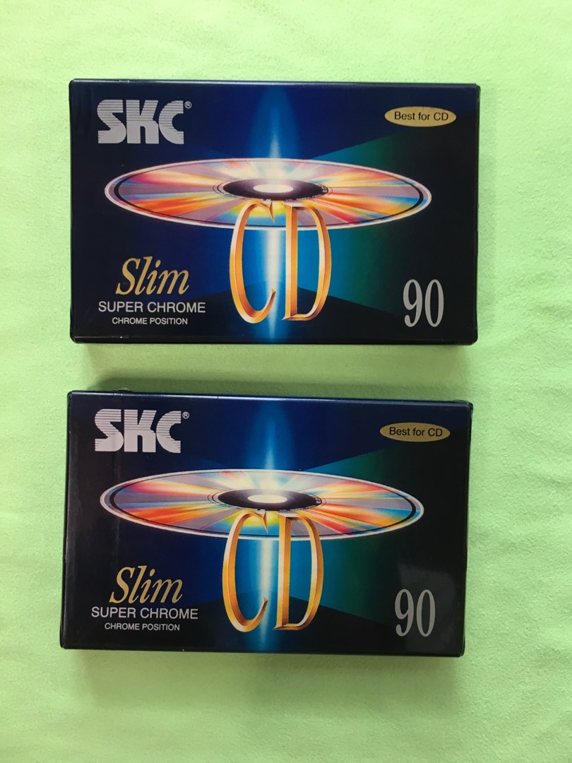 SKC type II / type 2 Chrome Position 90 分鐘 全新空白卡式帶/卡帶 /錄音帶/卡式磁帶/磁帶 cassette tape , 音響器材, 錄音機 ...