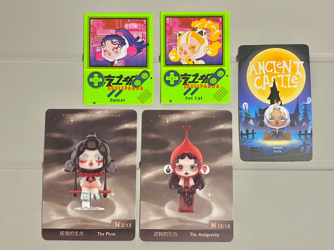 Skullpanda popmart pivot antigravity vampire pet cat dancer loosening ...