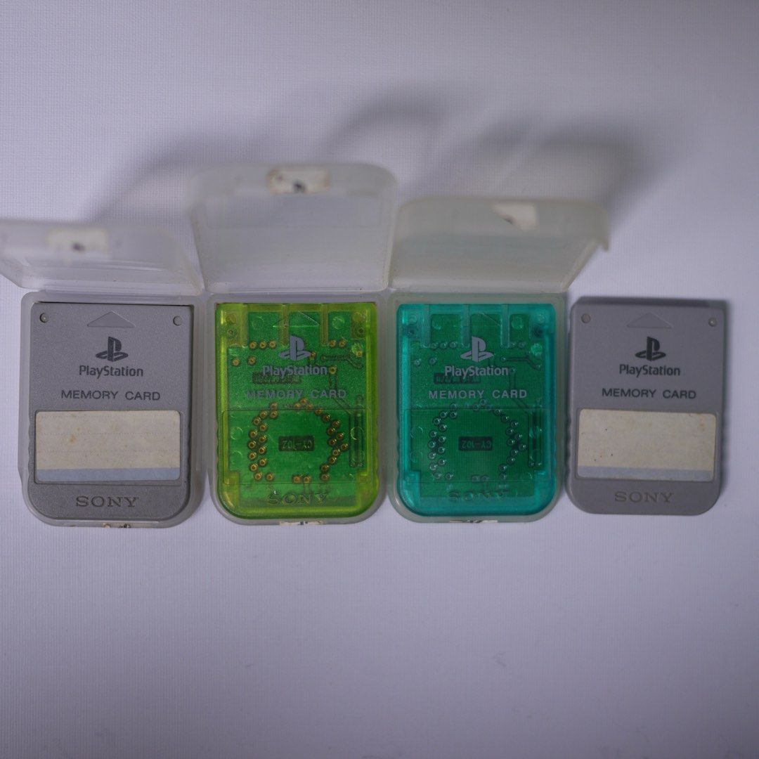 Sony Playstation memory card 1st generation, Video Gaming, Video Game ...