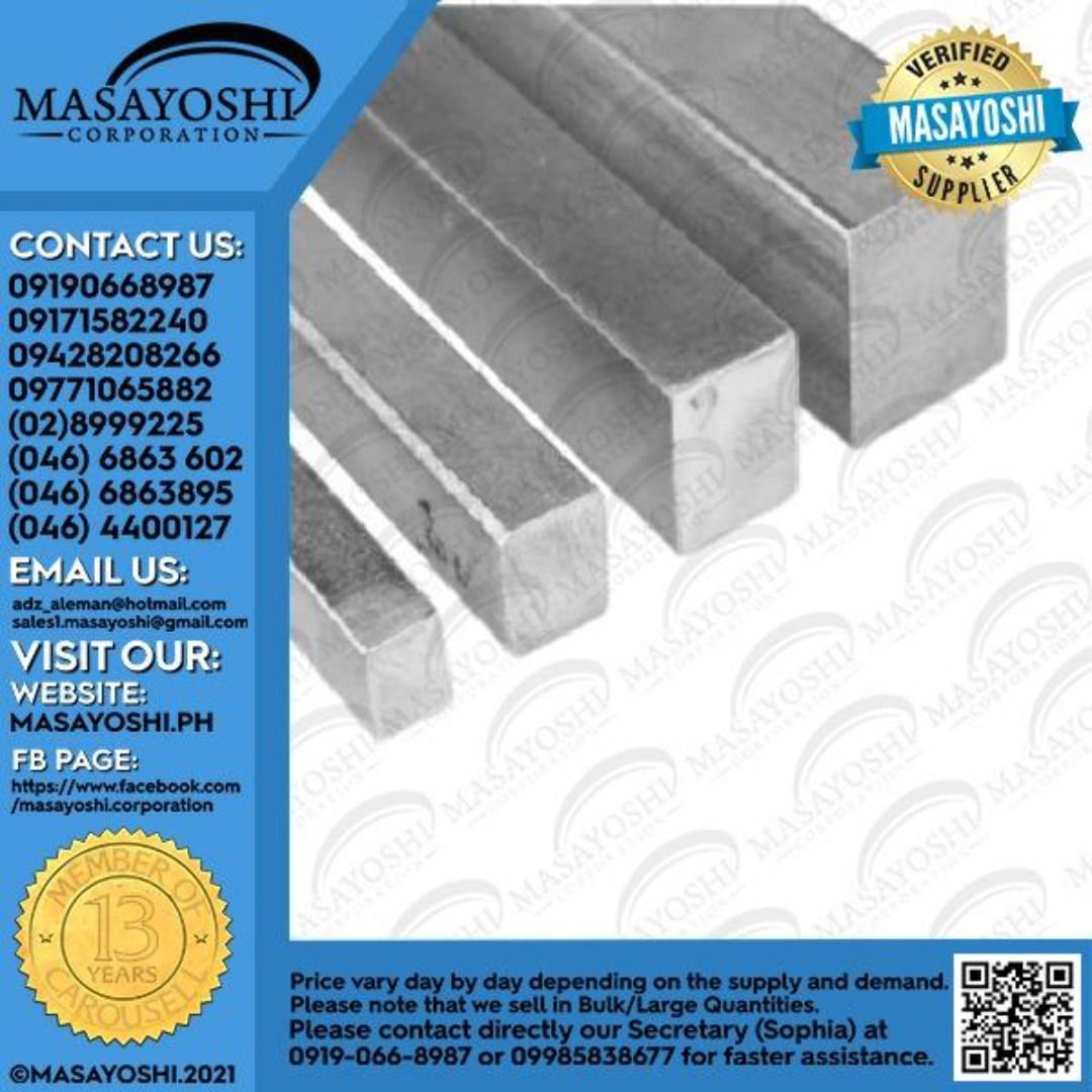 Square Bar 20mm x 6m | Square Steel | Square Metal Bar | Steel | Metal ...