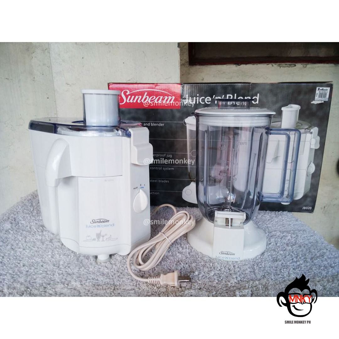 Sunbeam 2-in-1 Electric Juicer n' Blender Processor / Fruit Extractor ...