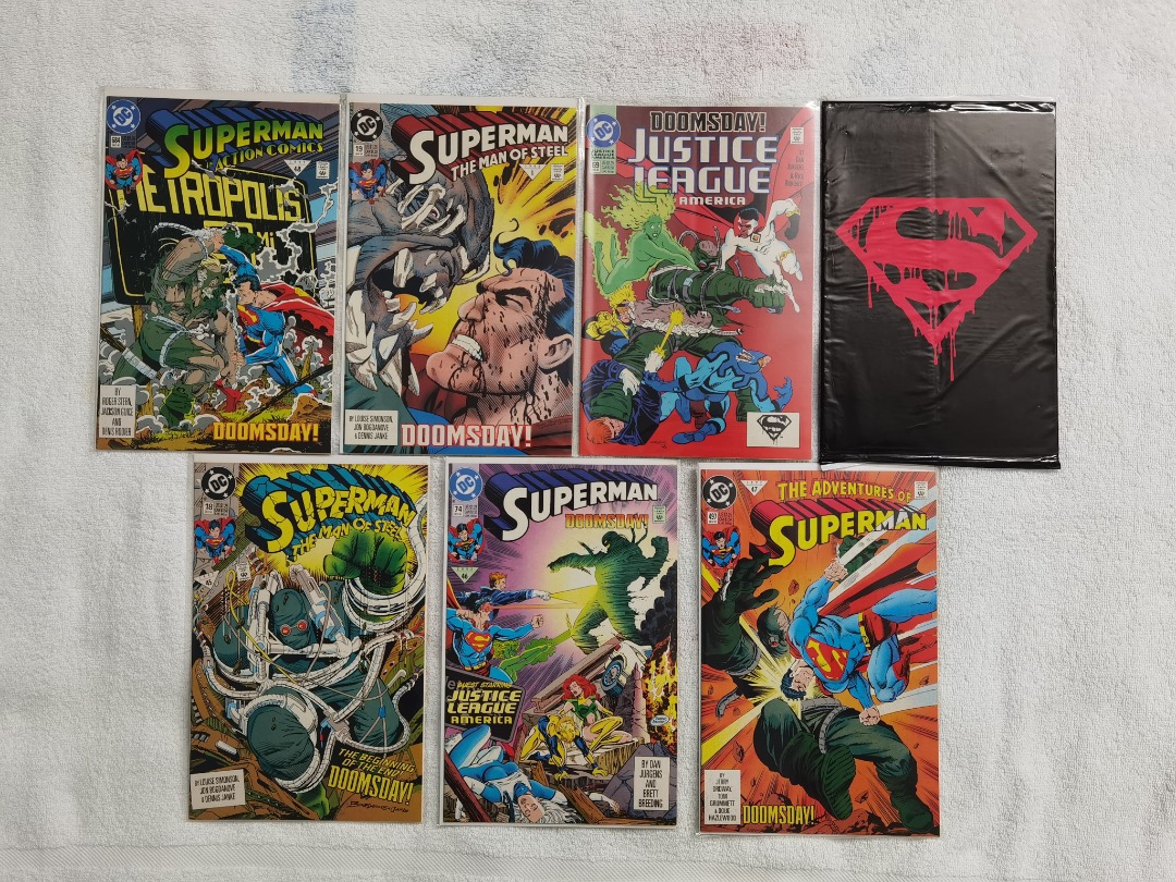 SUPERMAN. Doomsday. 'Death of Superman' complete set., Hobbies & Toys ...