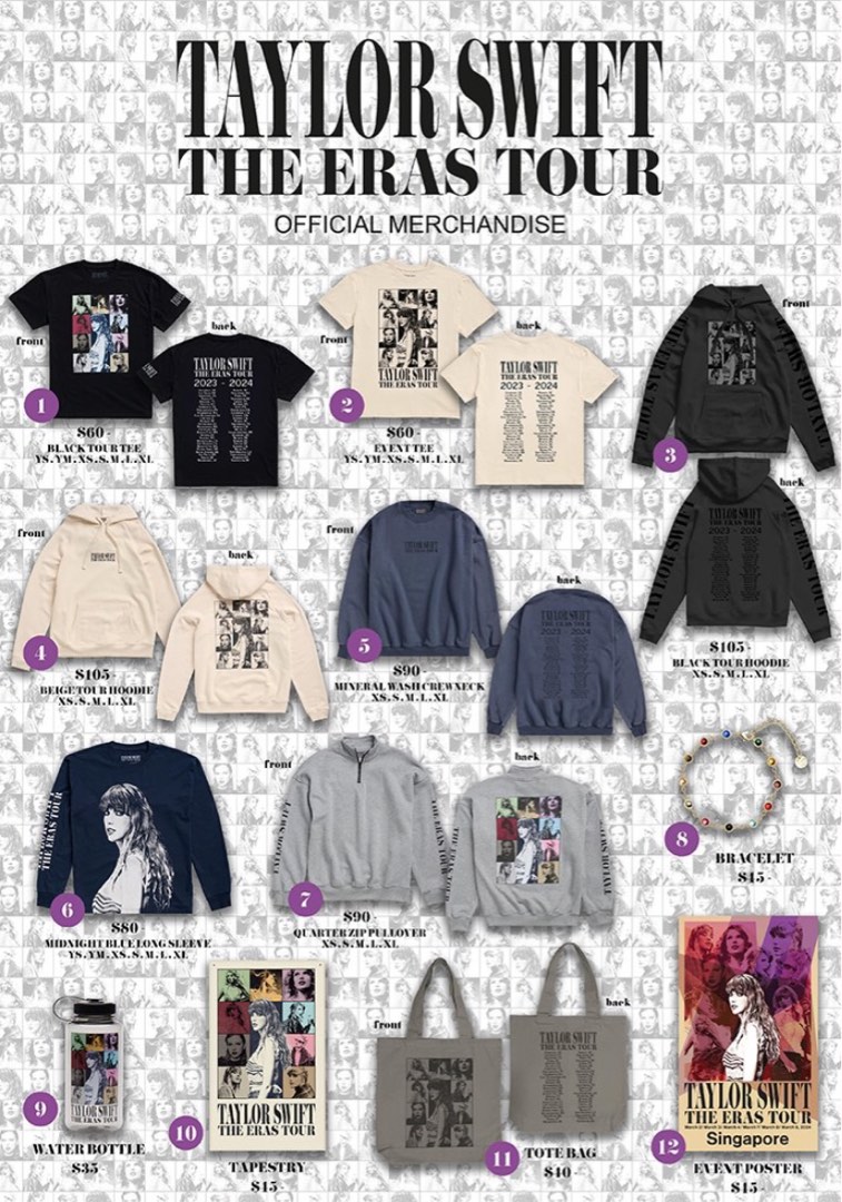 Taylor swift merchandise, Hobbies & Toys, Memorabilia & Collectibles ...