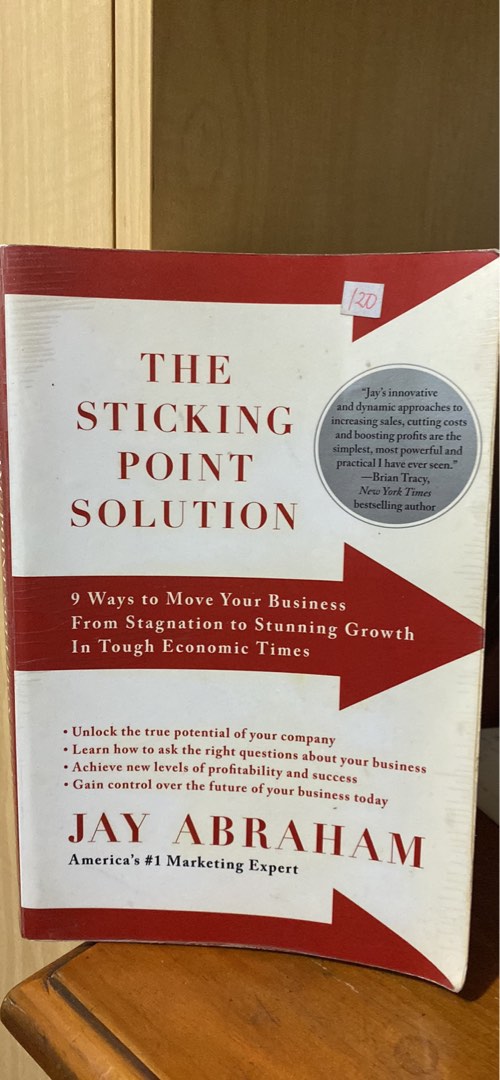 THE STICKING POINT SOLUTION by Jay Abraham, Hobbies & Toys, Books ...