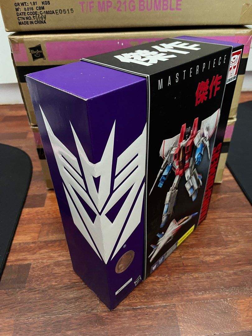 Transformers Masterpiece Starscream Hasbro MP07, Hobbies & Toys, Toys ...