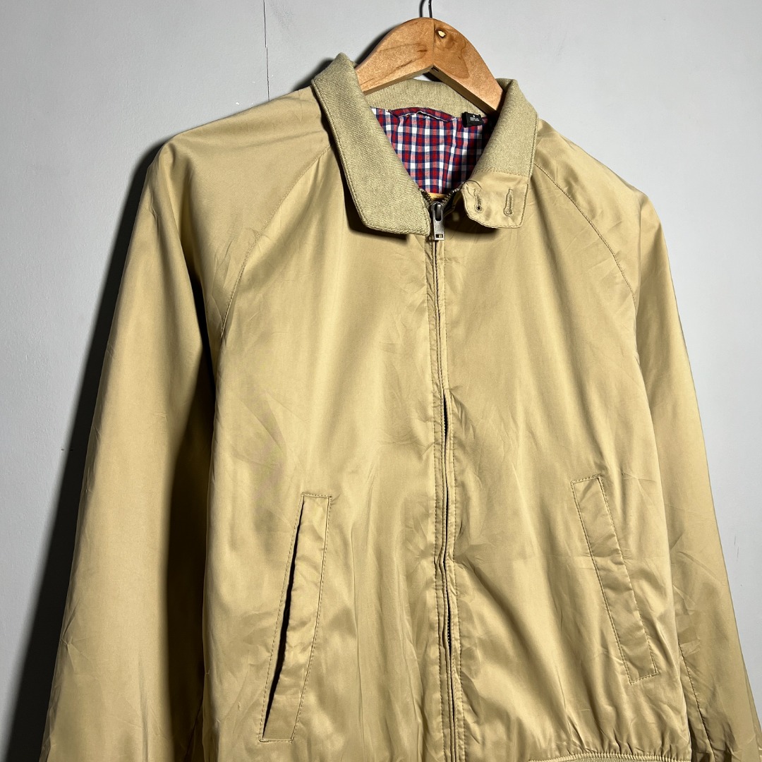 Uniqlo Men's Harrington Jacket 'Beige', Men's Fashion, Coats, Jackets ...
